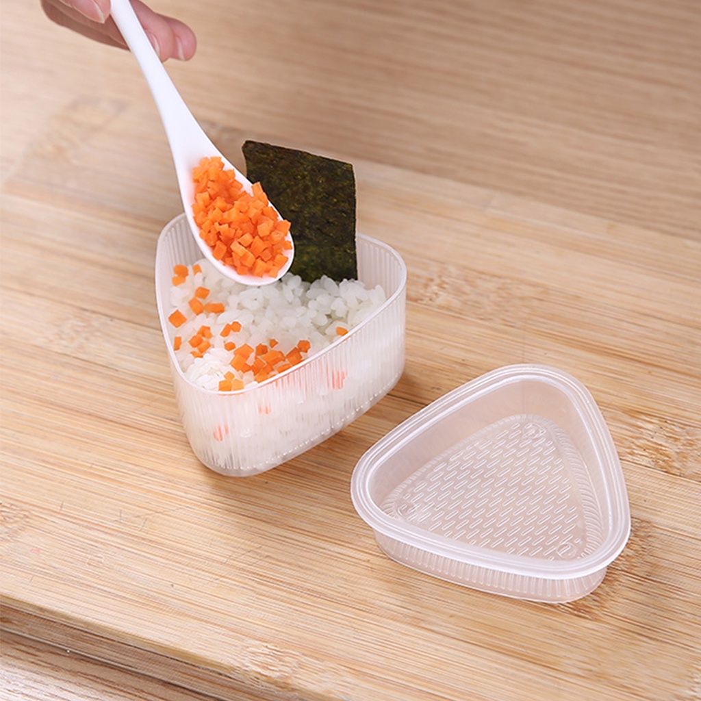 【M'sia Stock】Triangular shaped rice ball mould set sushi cooking tools ...