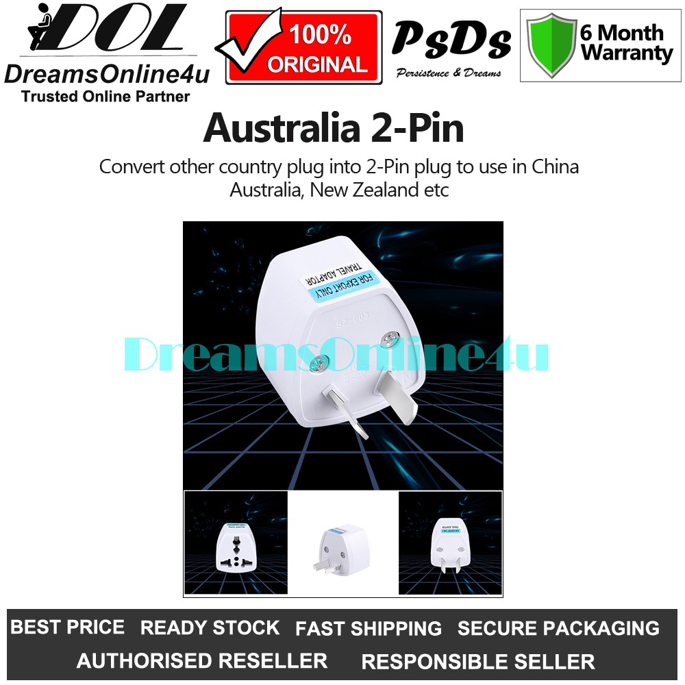 500W Universal Power Plug Socket Travel Adapter for UK China Hong Kong ...