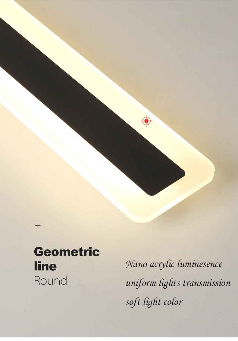 LED Track Ceiling Lamp With Spotlight Long Strip Ceiling Light for ...