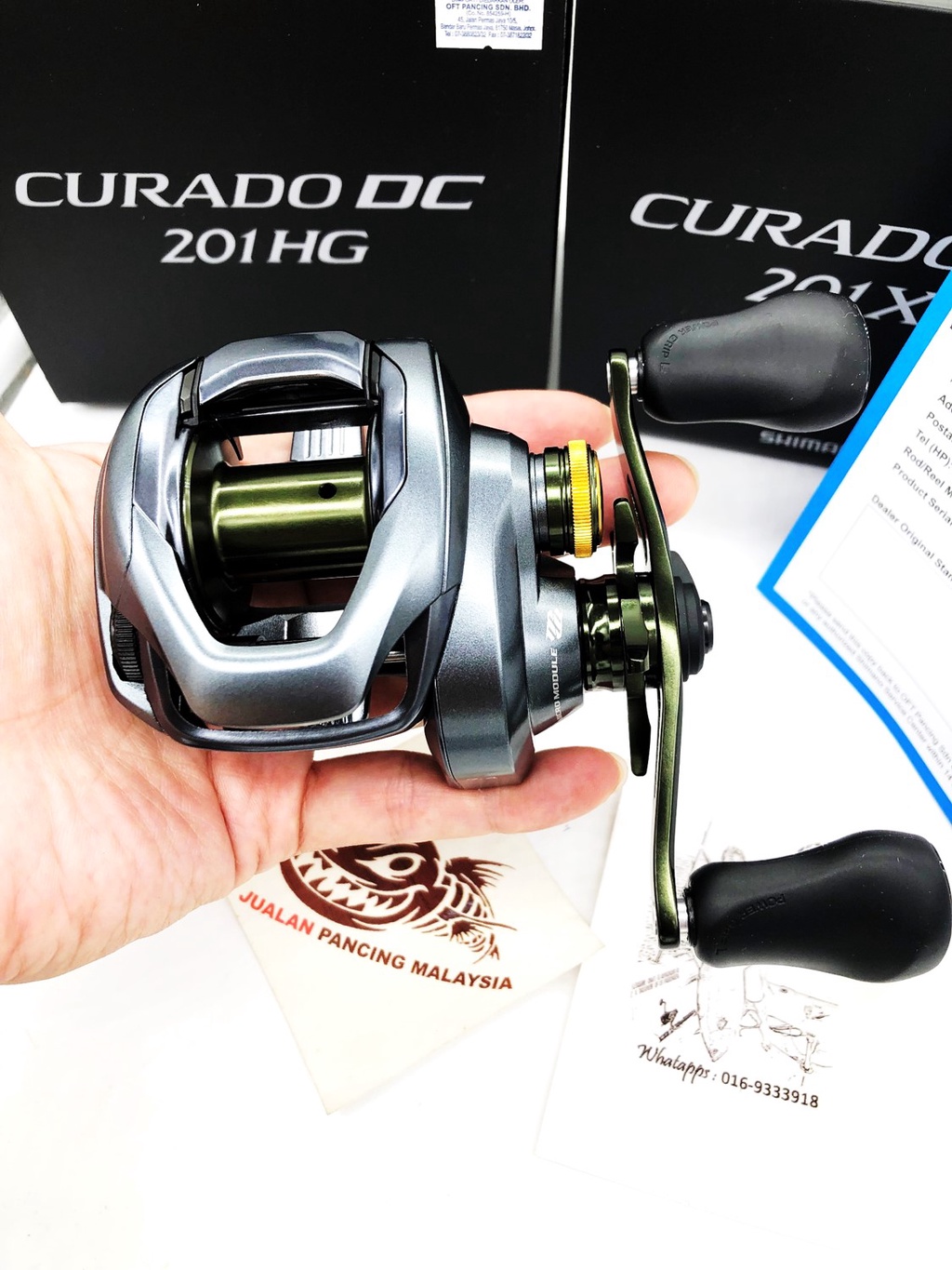 SHIMANO CURADO DC 201 HG/XG BAITCASTING BC REEL ,1 YEAR WARRANTY ...