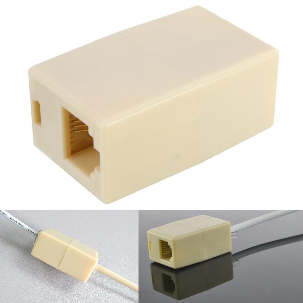 Ethernet Coupler RJ11 Coupler Lan Cable Extender Telephone Line ...