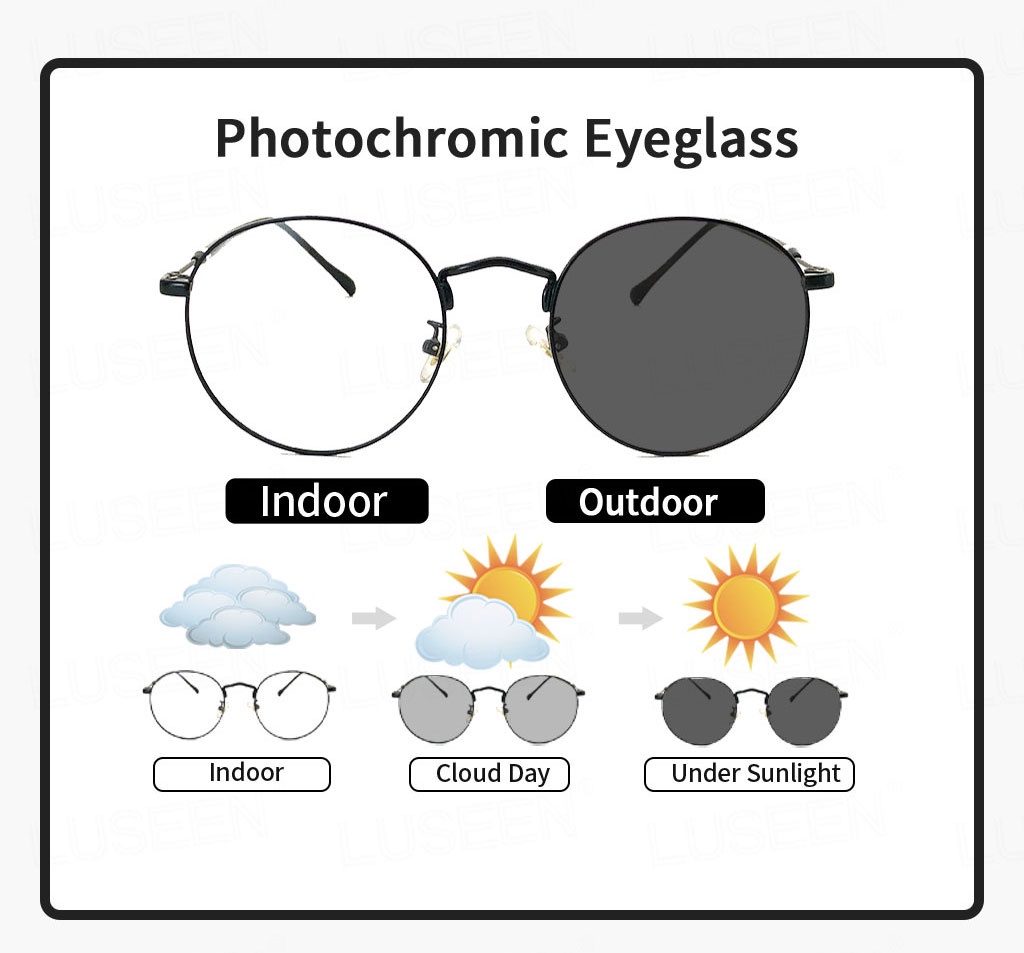 LUSEEN Cermin Mata Replaceable Lens Spectacles Frame Spek Mata ...