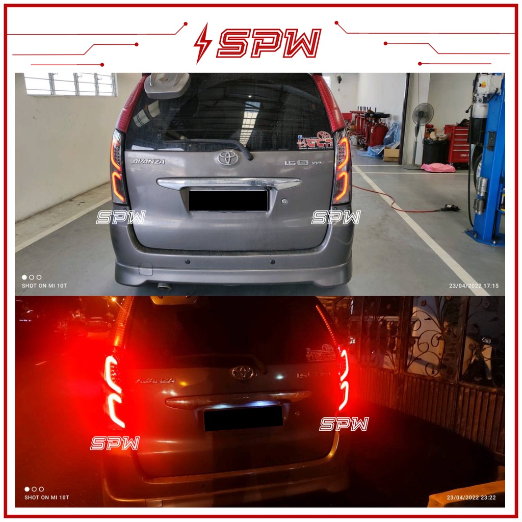 Toyota Avanza Tail Lamp Tail Light (2003-2010) LED Taillamp Taillight ...