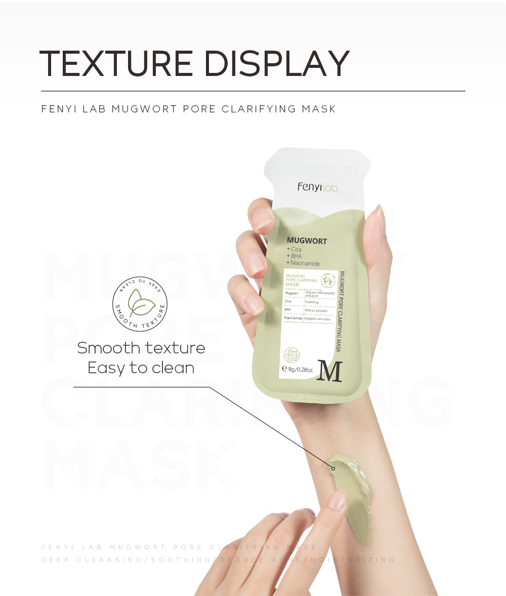 Fenyi Lab Mugwort Pore Clarifying Mask Cleansing Pores Blackhead ...