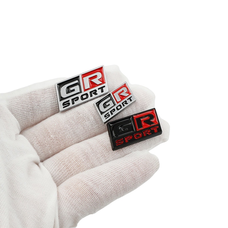 3D metal GR SPORT logo Steering wheel emblem center console decoration ...