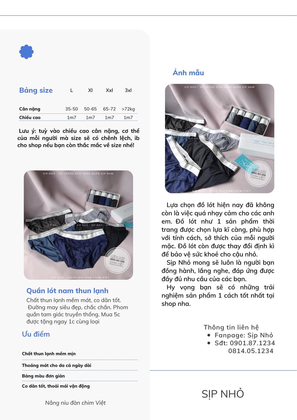 Men's cold elastic triangle underwear, simple solid color, Small briefs ...