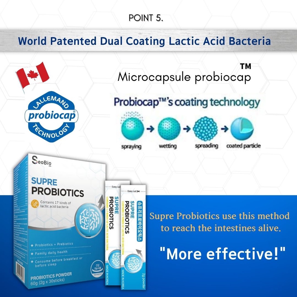 SUPRE Probiotics (益生菌）2gx30sticks for 1month (KKM Approved!) | Shopee ...