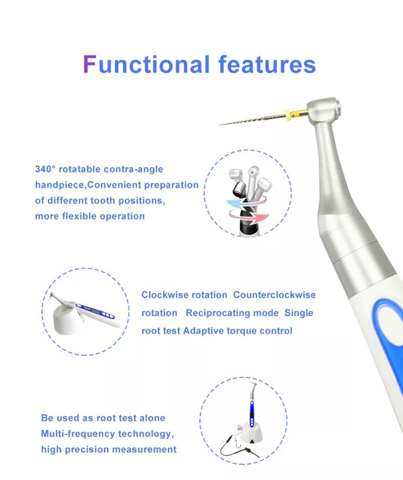 NICEDEN New Design Wireless Dental Endo Motor with Built in Apex ...