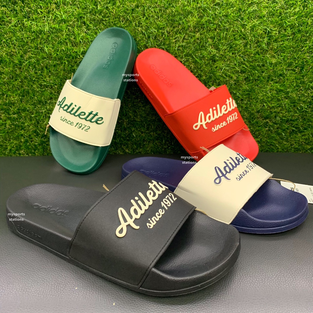 adidas Mens Adilette Shower GW Slides | Sandals | Slippers (GW8747 ...