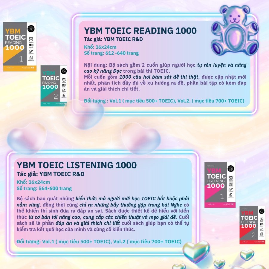 Ybm Toeic Reading 1000 Vol 1: Conquer Toeic Road 500+ To 700+ | Shopee Malaysia