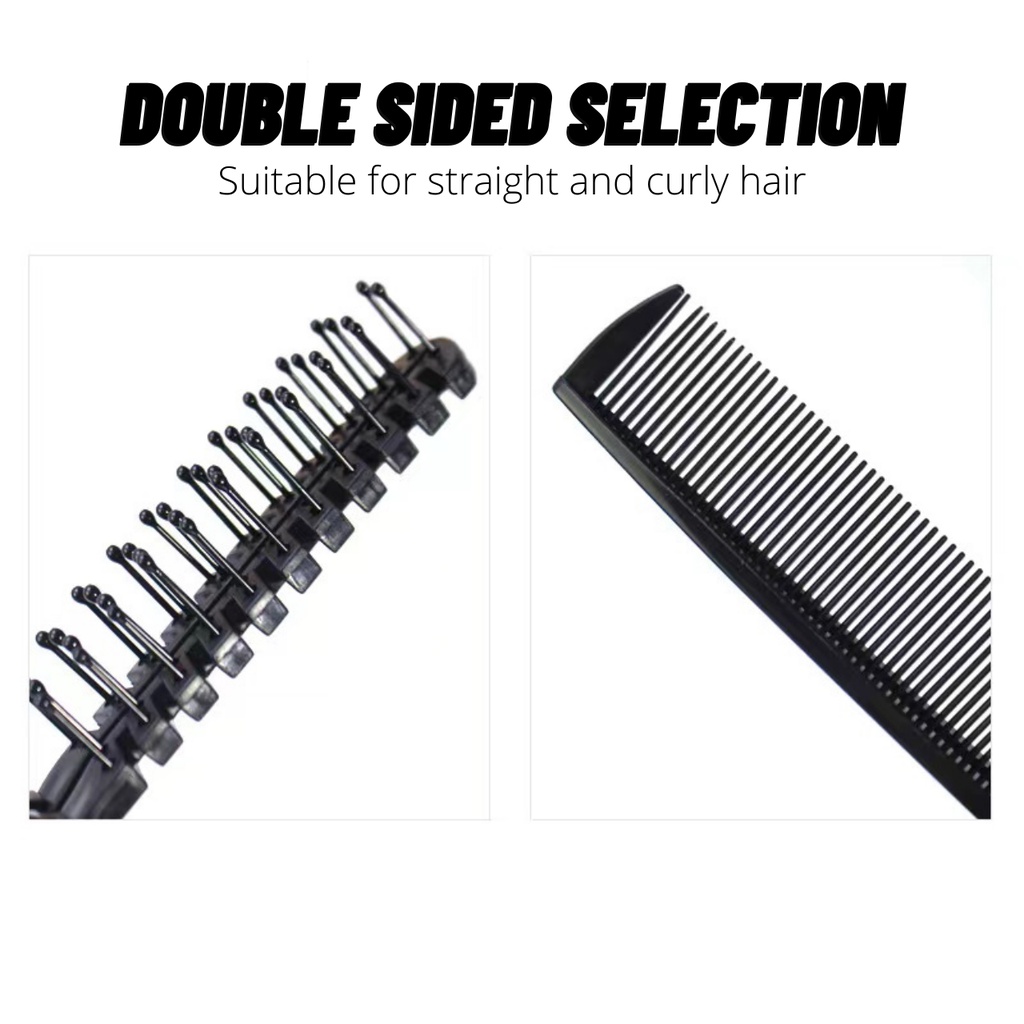 Premium Portable Travel Hair Comb Foldable Massage Hair Comb Anti ...