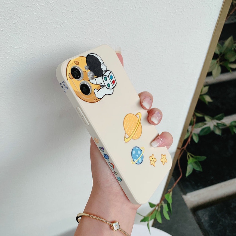 iPhone 11 Astronaut Side Stripe Case Soft Square Edge iPhone 14 Case ...