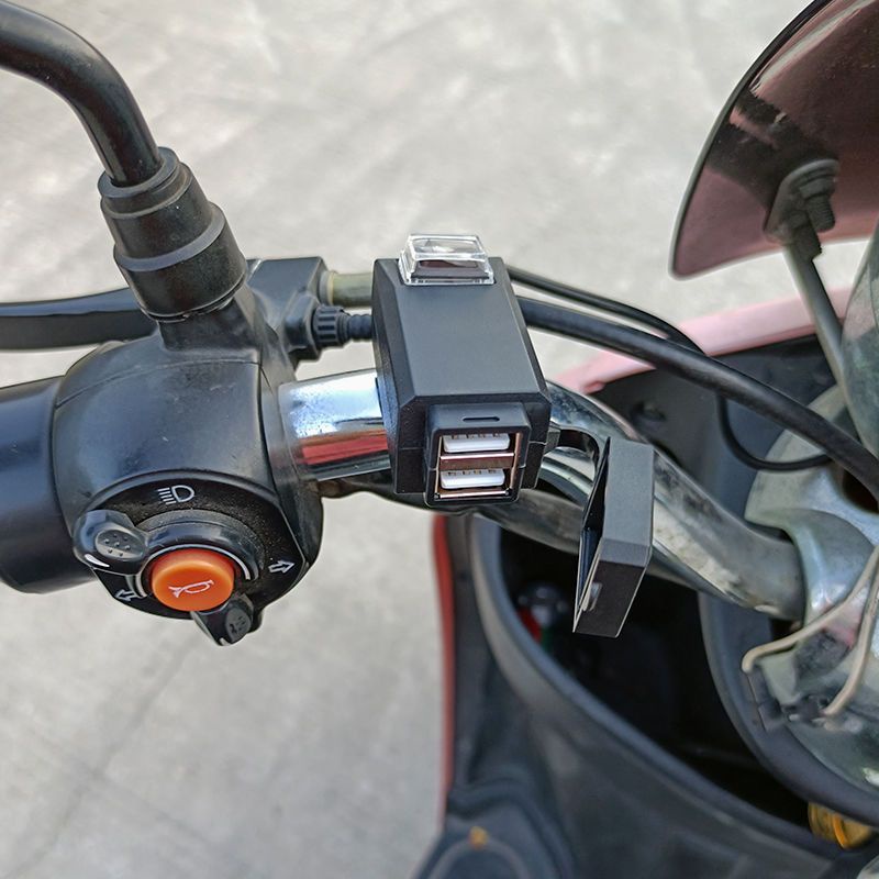 Motorcycle USB Charger Electric Bicycle USB Mobile Phone Charger ...