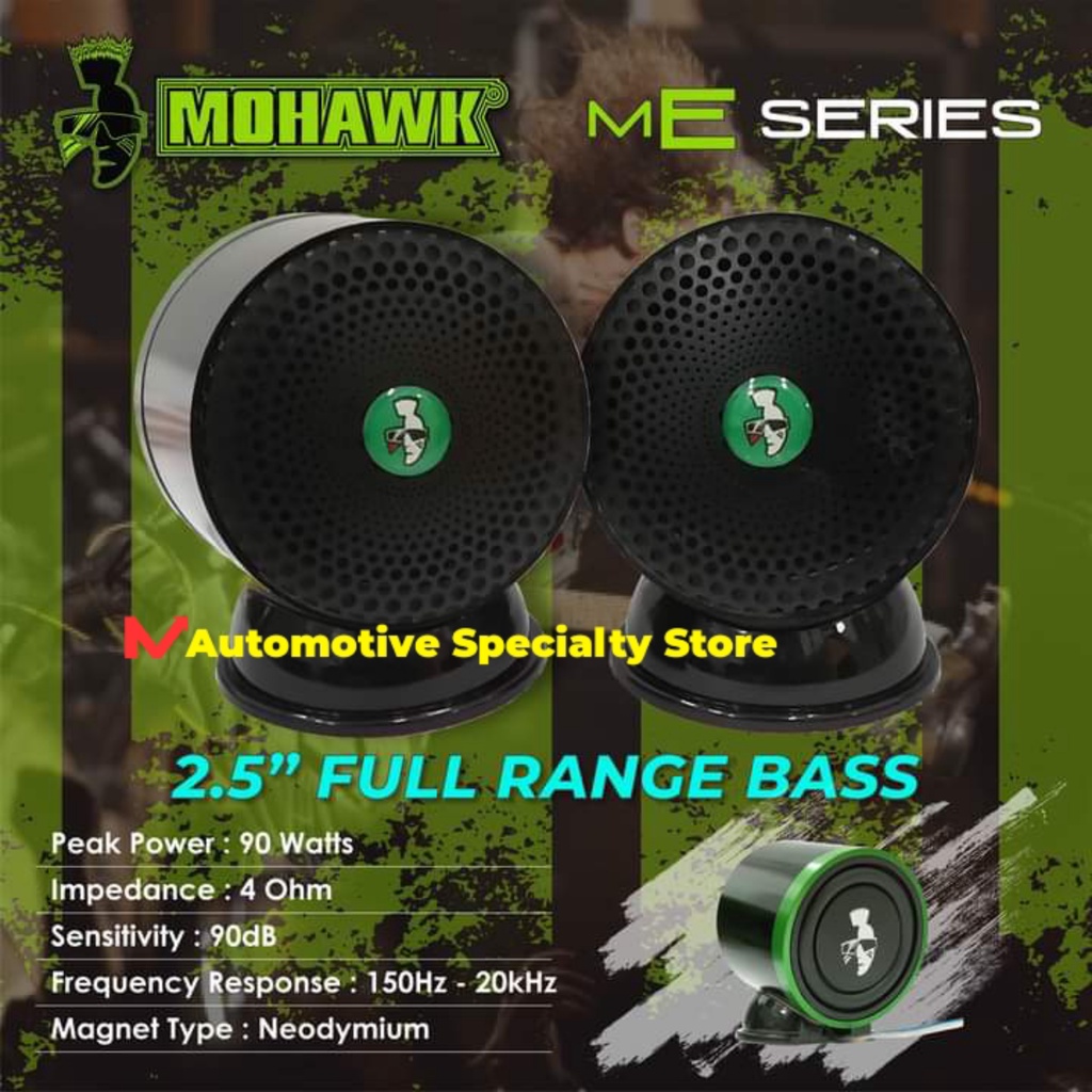 Mohawk 2.5 Full Range Speaker Bass Mohawk FullRange + Bass MOHAWK 2.5 ...