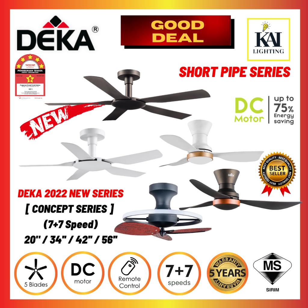 🔥NEW🔥DEKA CONCEPT Fan 5 Blades DC Baby Fan | DEKA Concept MINI 3 Blades ...