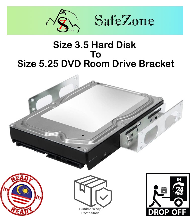 3.5 Hard Disk to 5.25 Inch Drive Bracket, 3.5 Hard Disk to 5.25 DVD ...