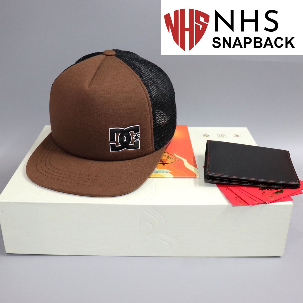 Nhs DG Snapback Hat Full Brown DG_Nau. | Shopee Malaysia