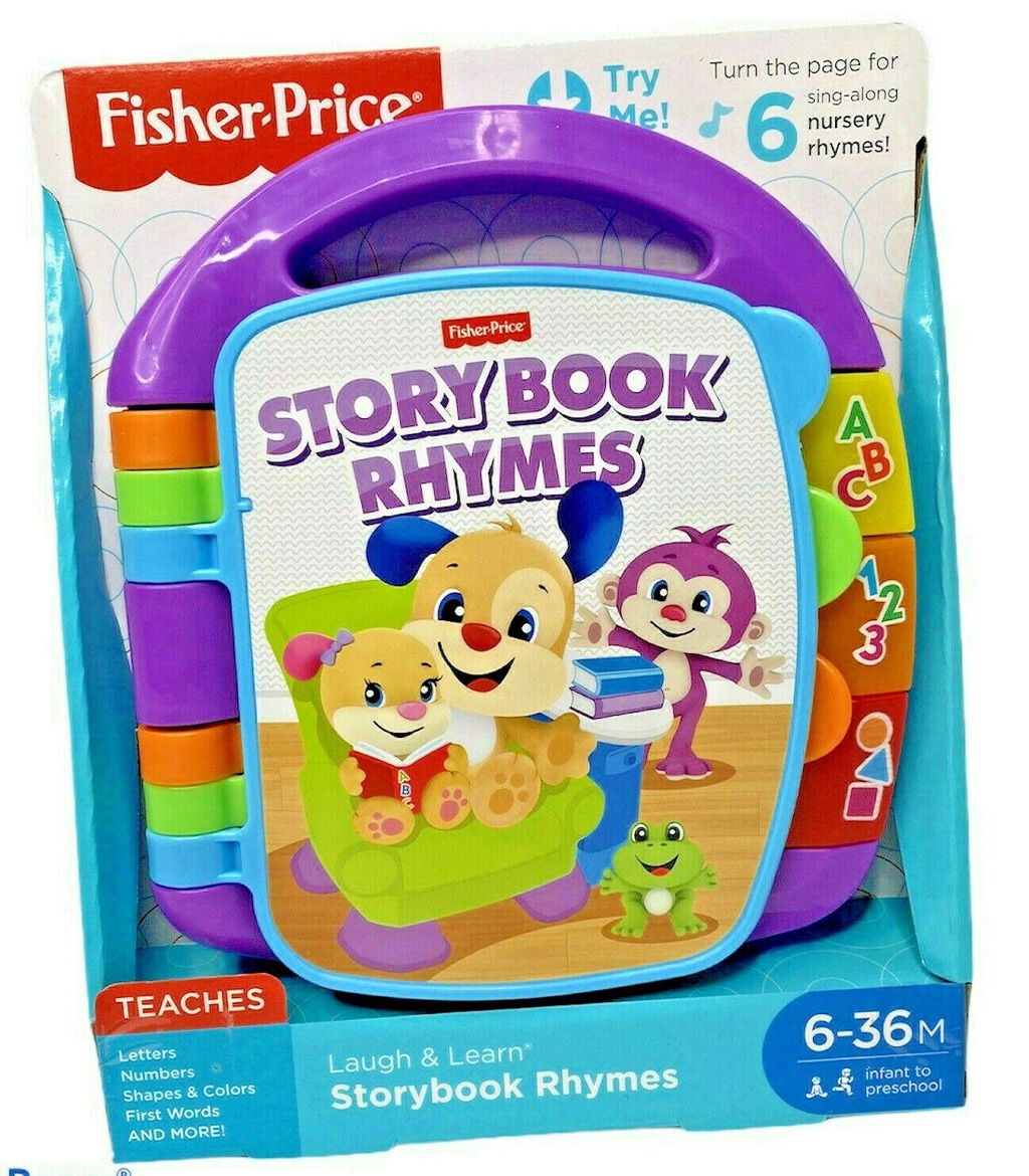 Fisher Price Laugh & Learn Storybook Rhymes Kids Song Learning Alphabet ...
