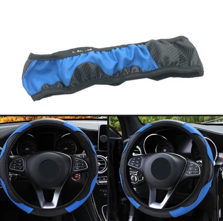 Penutup Roda Stereng Kereta Car Steering Wheel Carbon 6D Cover 38CM ...