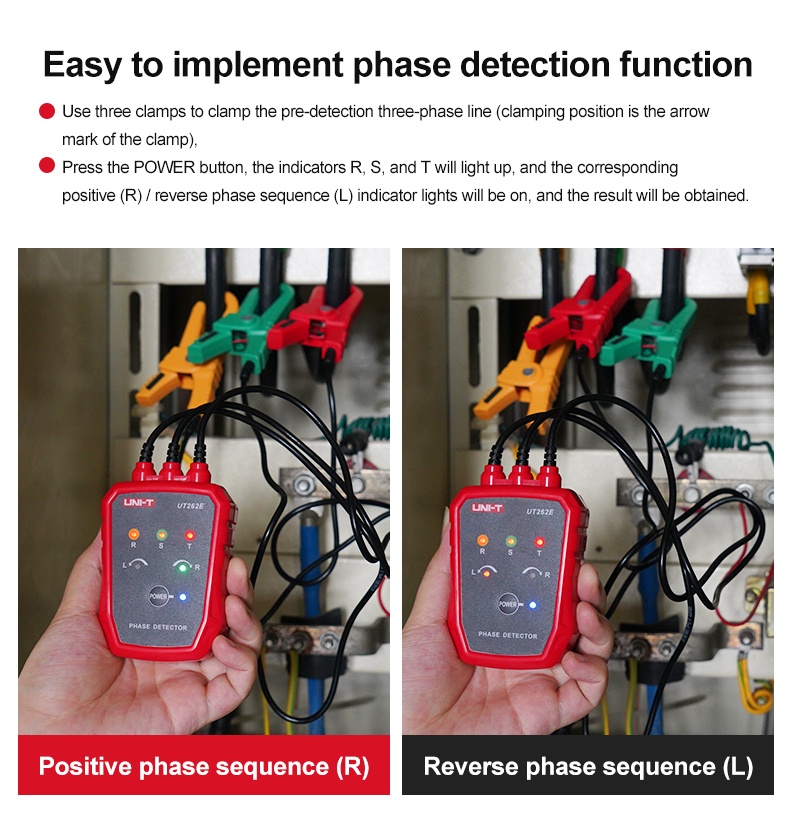 UNI-T UT262E Non-Contact Phase Detector LED Buzzer Indication | Shopee Malaysia