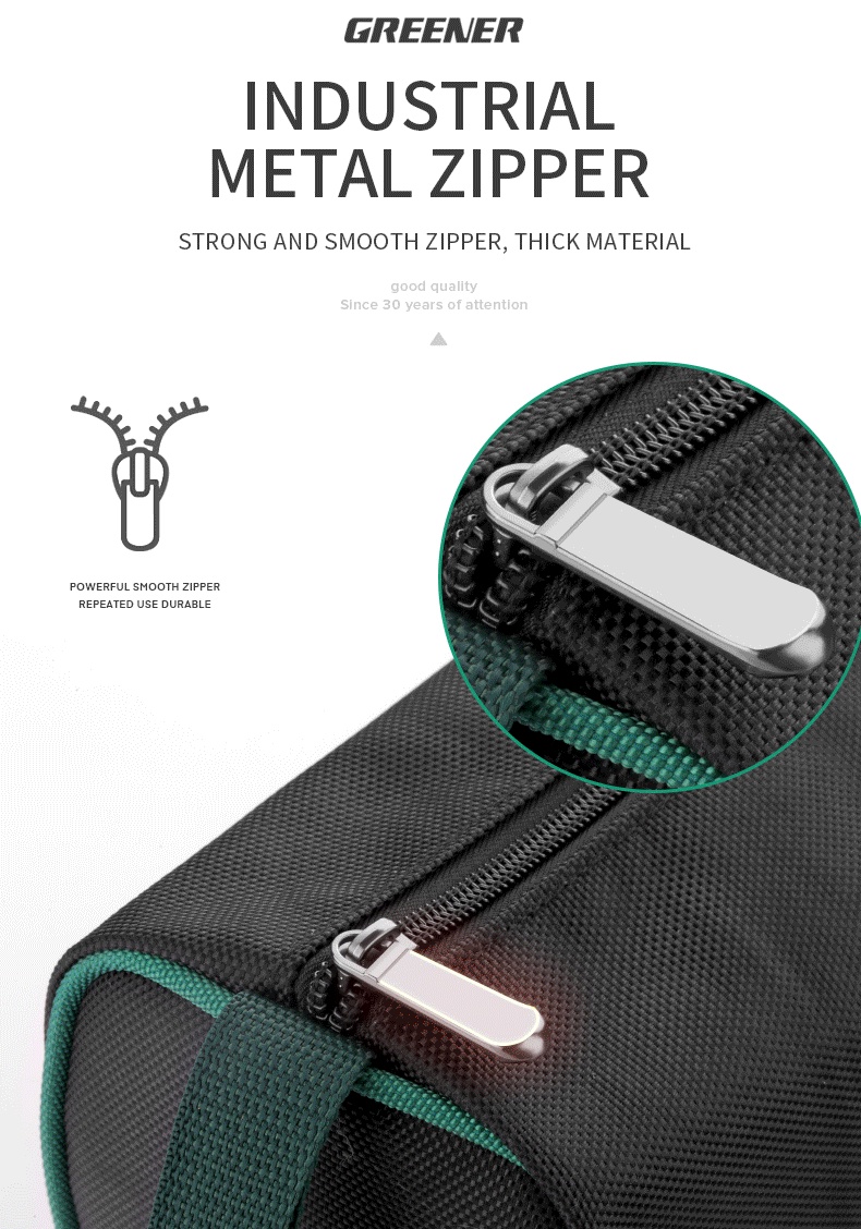 Greener Multi-Function Tool Bag Multi-Pocket Waterproof Anti-Fall ...