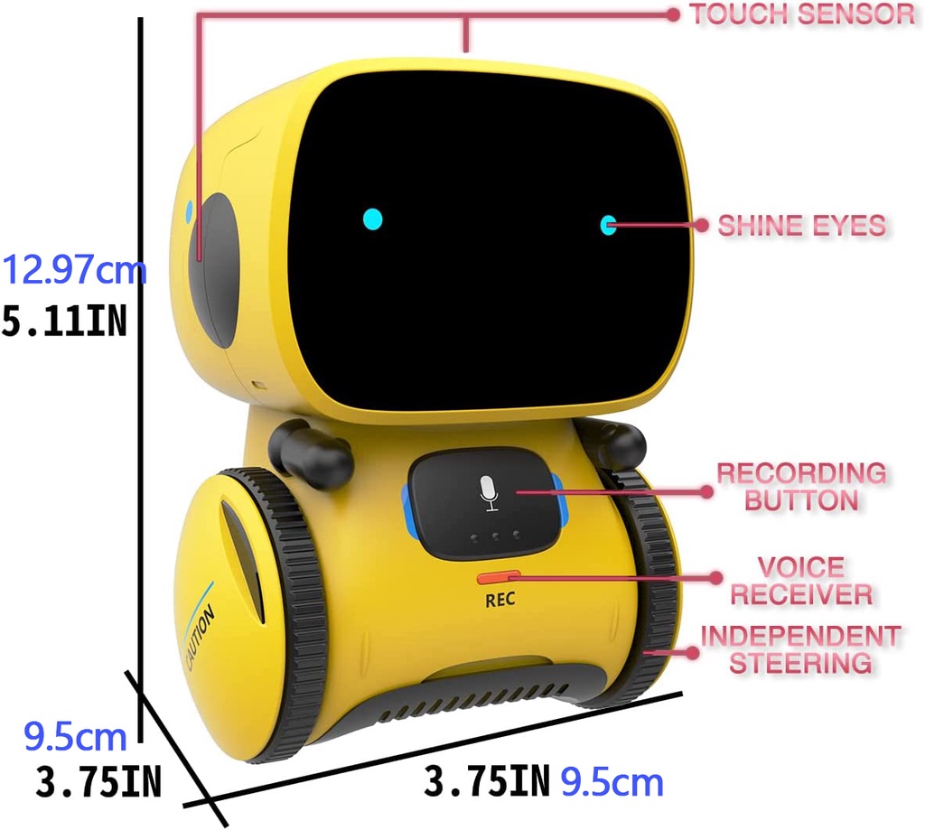 Emo Robot Smart Robots Dance Voice Command Sensor, Singing, Dancing ...