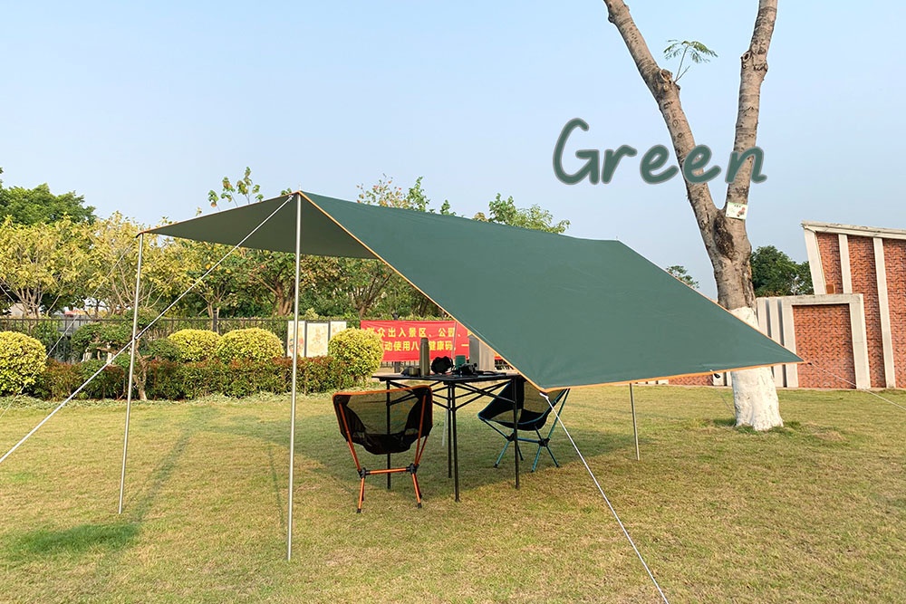 【340x450cm】 Flysheet Waterproof Groundsheet Camping Tarp Tent Shelter ...