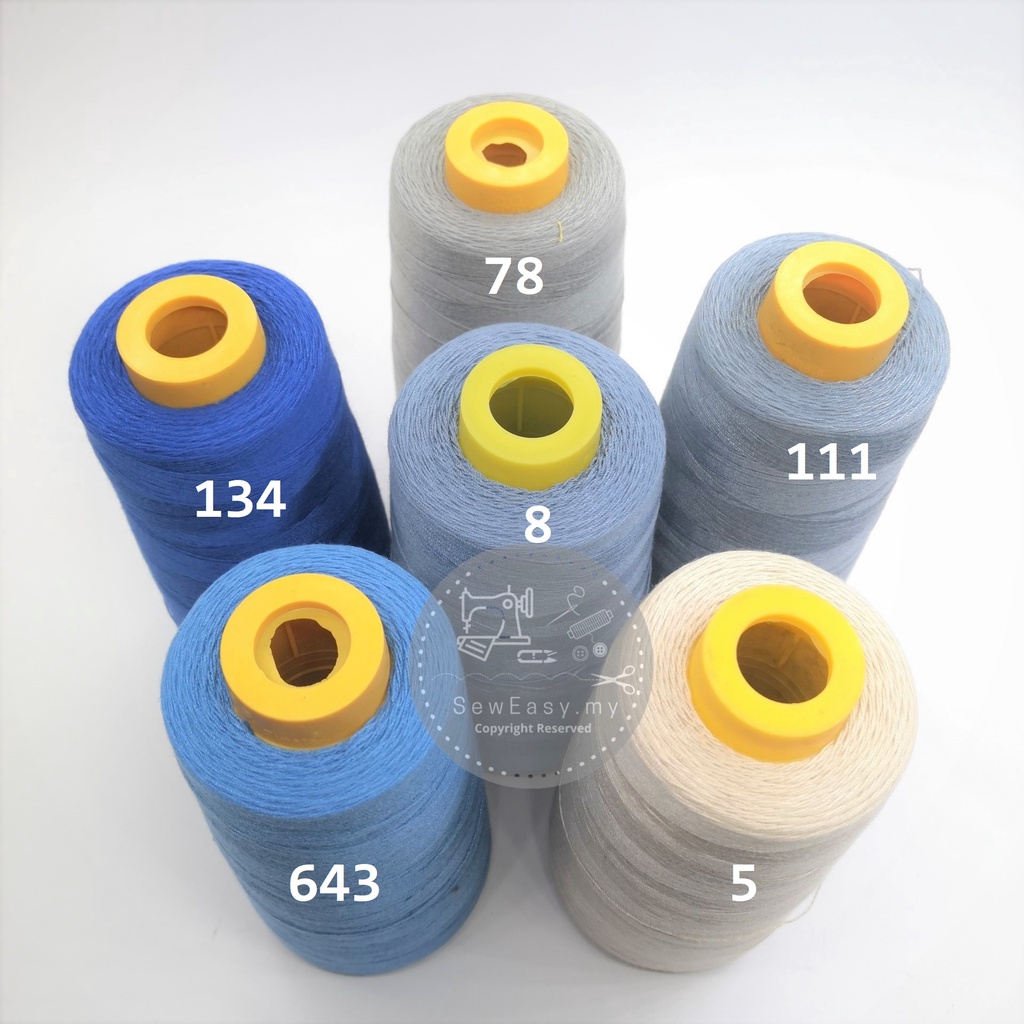 Rinata 2000meter Benang Jeans Besar / Jeans Thread / Denim Spun ...