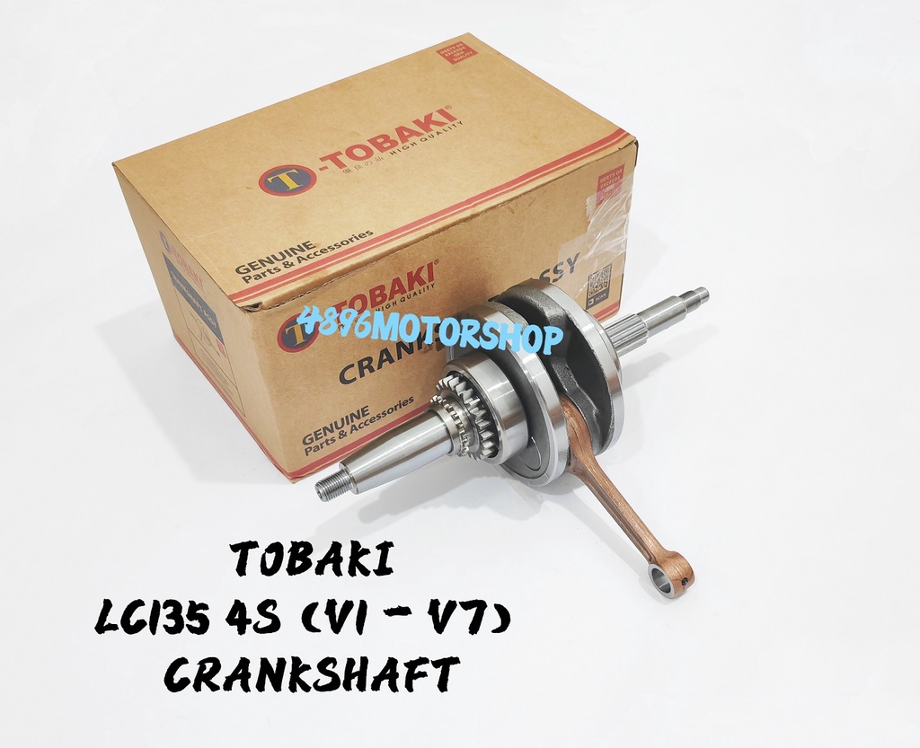 100% ORIGINAL TOBAKI LC135 4S 5S 55C 55D Y15ZR FZ150I LC 135 Y15 FZ CRANKSHAFT GRANSAP STANDARD ...