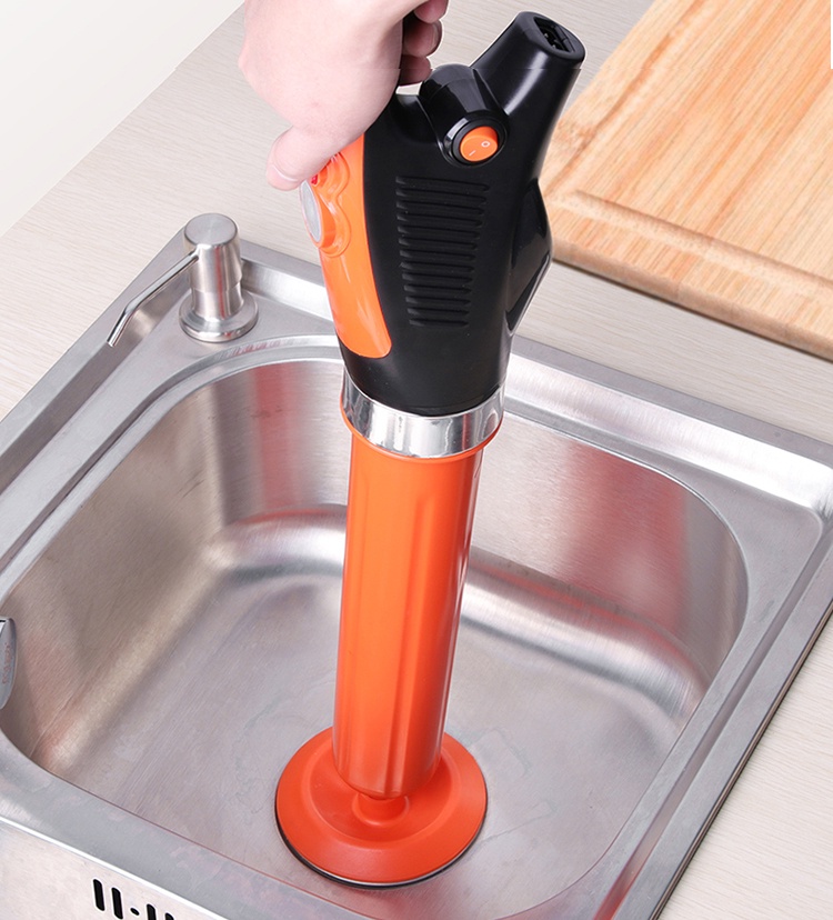 Toilet Plunger Pump Toilet Sumbat Drain Clog Remover High Pressure ...