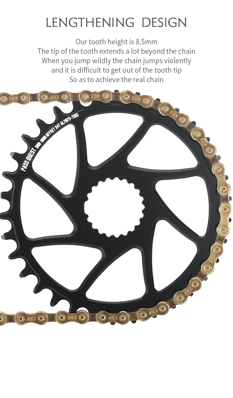 Chainring SHIMANO direct mount round MTB 0mm offset narrow Wide bicycle ...