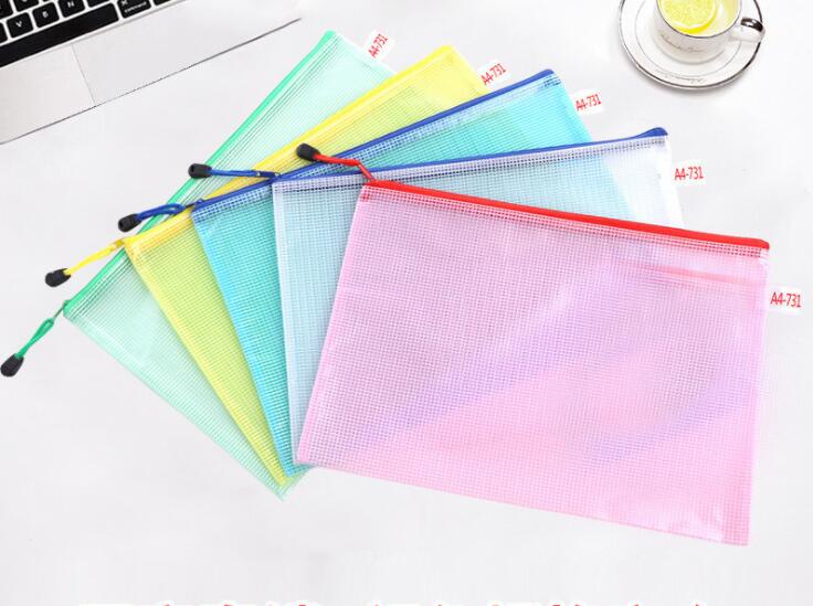 V.G Store A4/A3/B5/A5 Zipper Bag School Document Zipper File Folder Zip ...