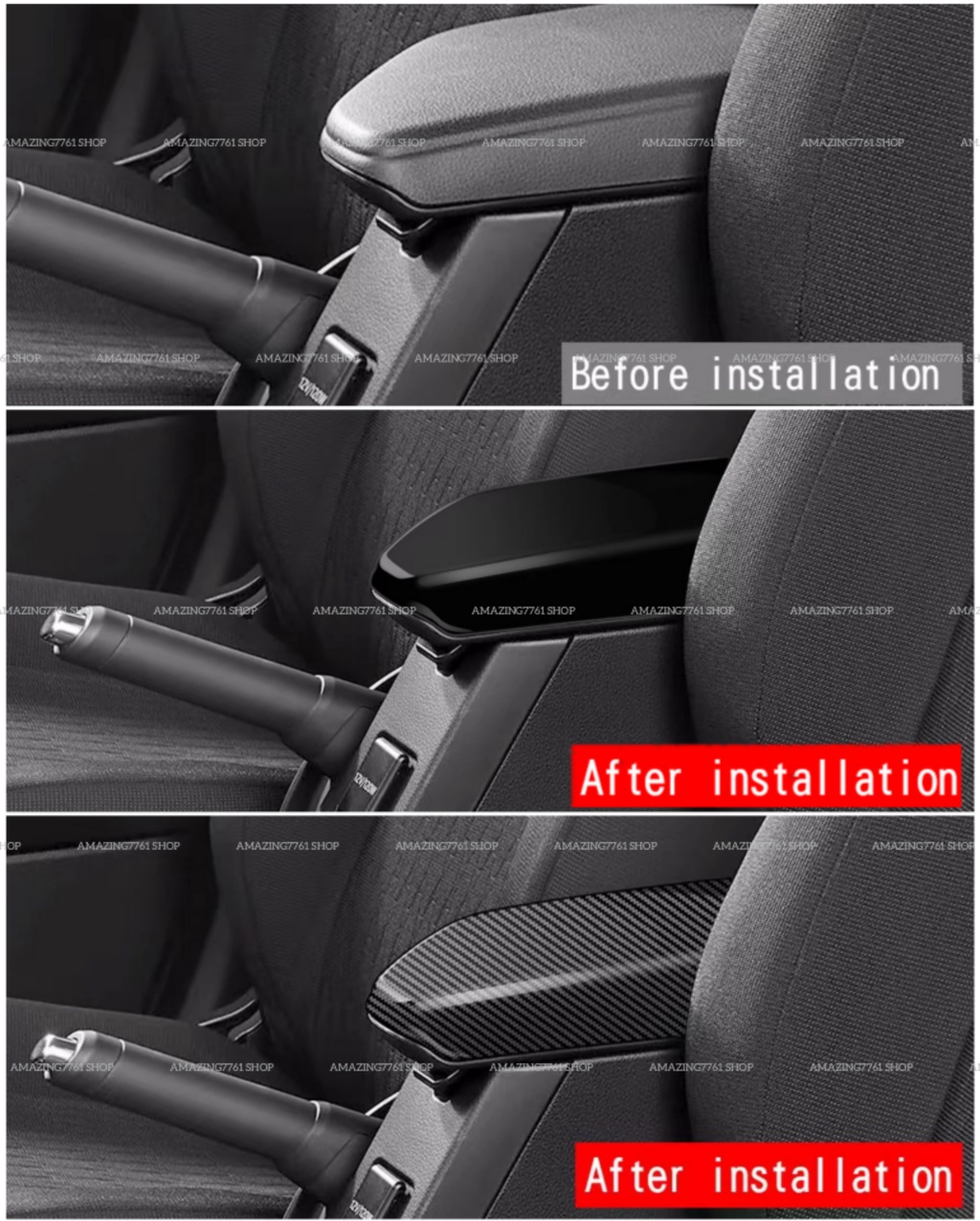 AMAZING PERODUA ALZA 2022 CAR ARM REST CONSOLE BOX FRAME GARNISH ELBOW ...