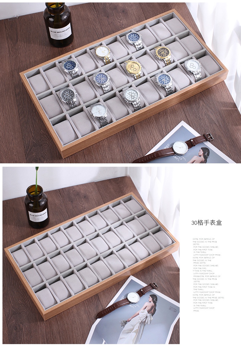 New Rosewood Watch Storage Tray Counter Display Props Watch Display ...