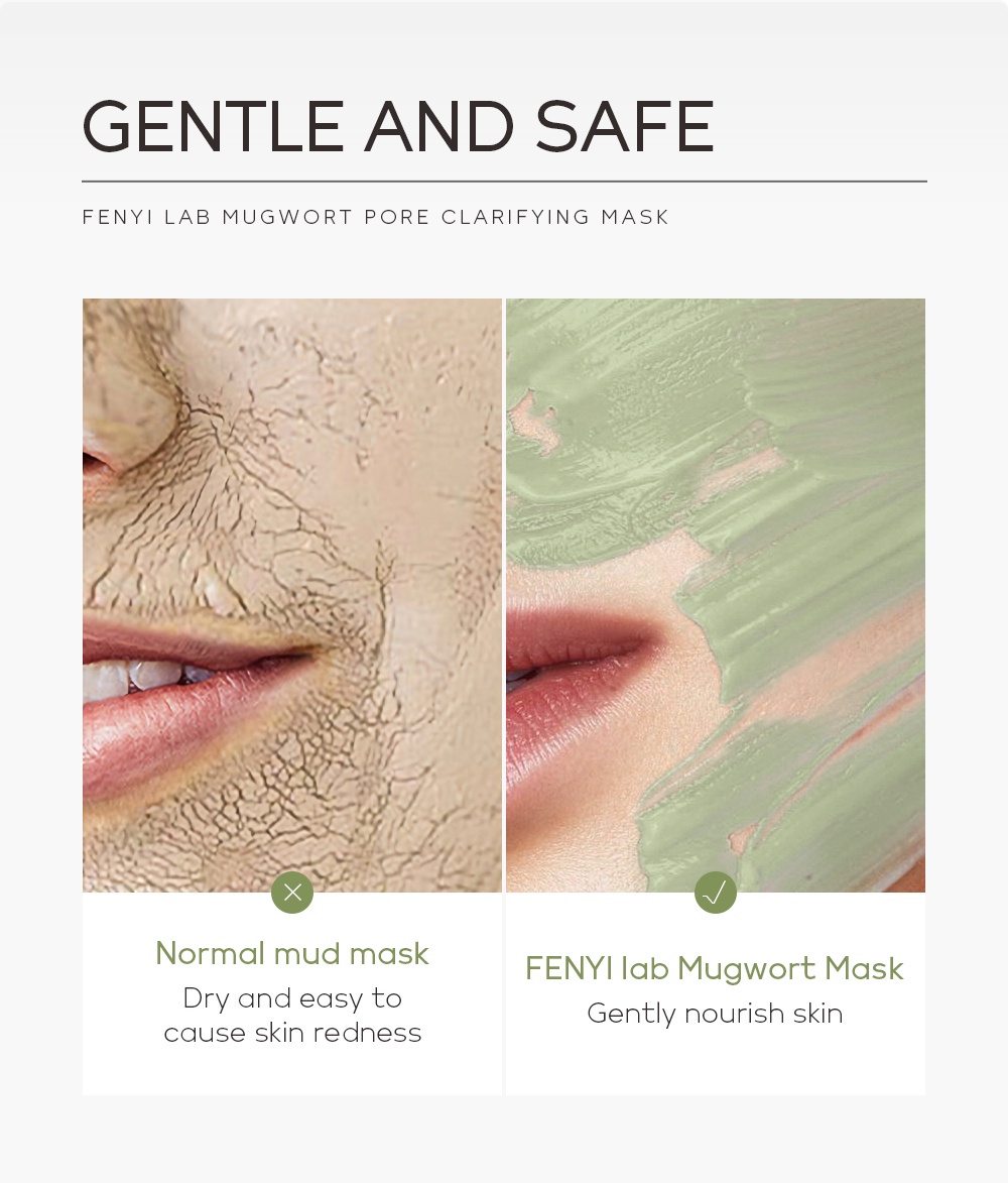 Fenyi Lab Mugwort Pore Clarifying Mask Cleansing Pores Blackhead ...