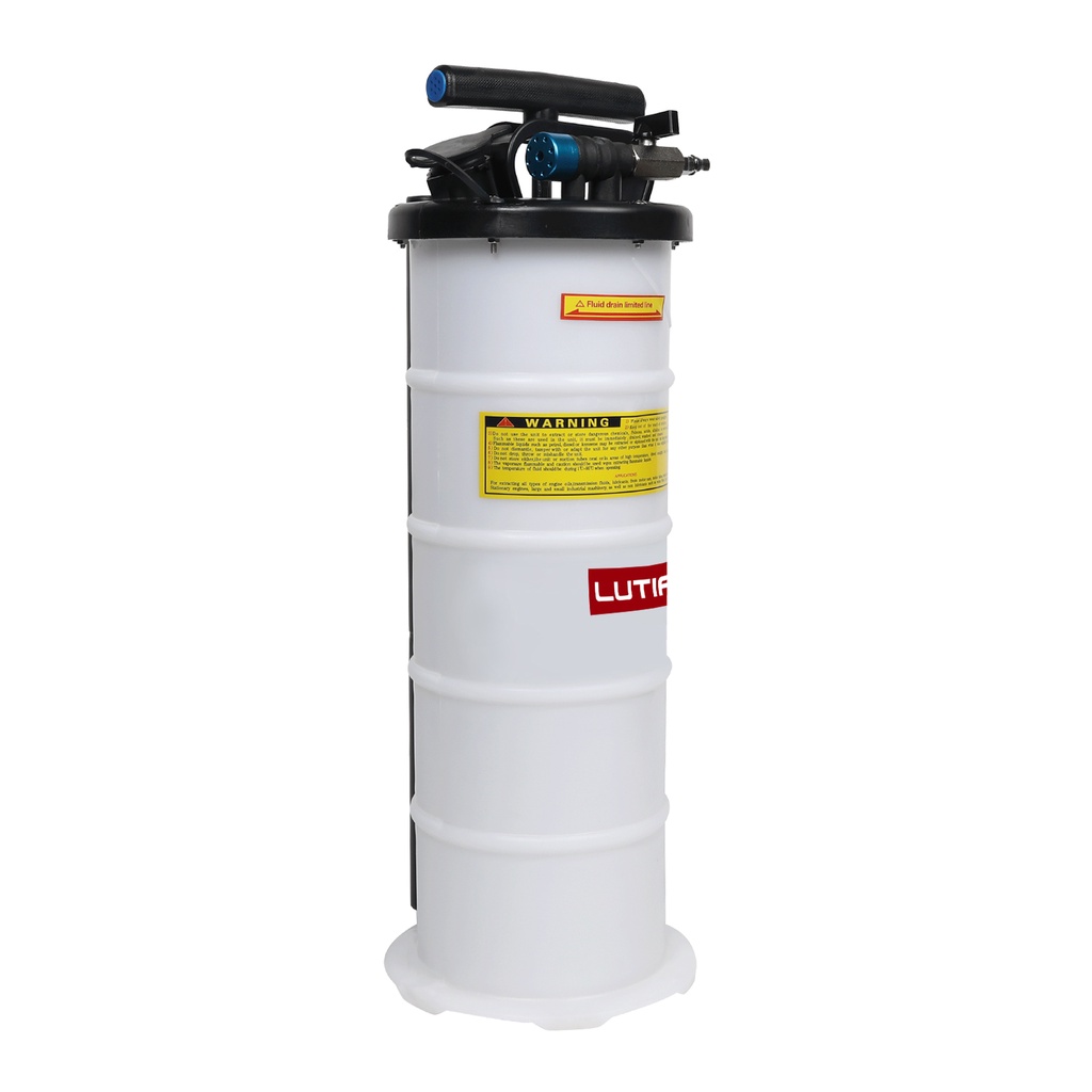 LUTIFIX 6.5L Pneumatic ＆ Manual Vacuum Oil Fluid Extractor Pump Engine Oil Changer Vacuum ...
