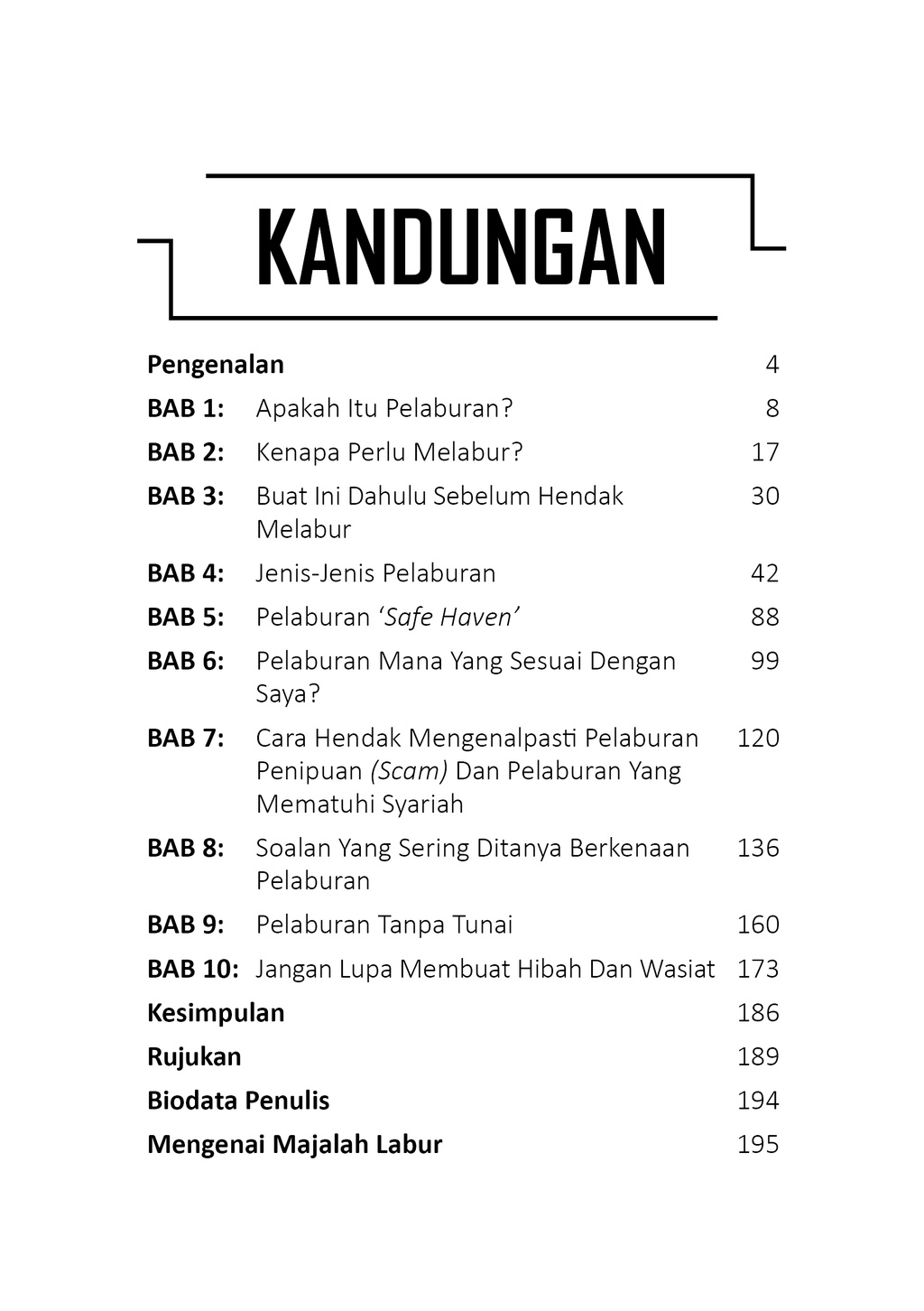 MALAYSIA MELABUR: 10 Benda Kita Kena Tahu oleh Khairi Pak Teh Buku Kewangan, Saham & Pelaburan ...