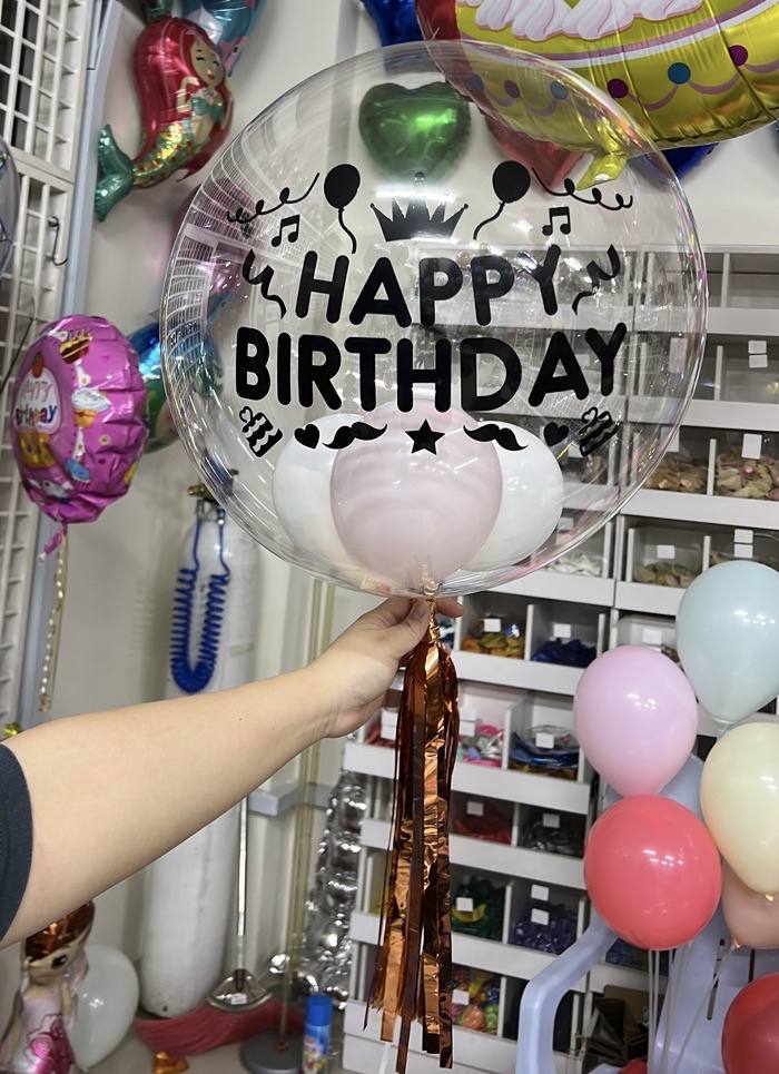 5/11/18/20/24/36 inch Transparent Bubble Balloon Clear BoBo belon Foil ...