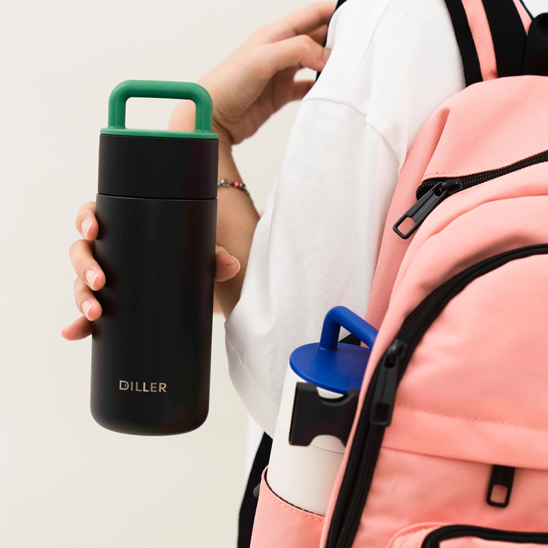 Diller SUS316 Vacuum Thermos Flask Insulated Water Bottle Coffee Travel ...
