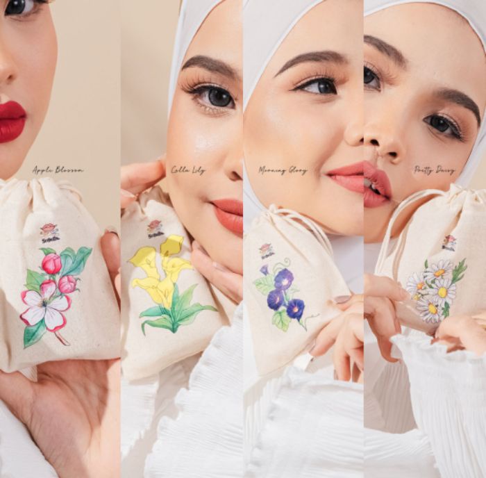 Sobella Lipstick Bunga Baby Semi Matte Calla Lilly Apple Blossom Pretty ...