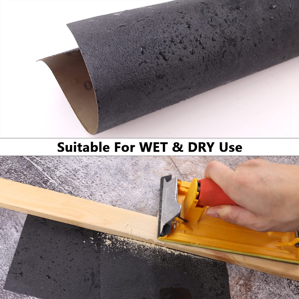 HIGH QUALITY Sand Paper Waterproof Wet Dry Abrasive Sandpaper Wood ...
