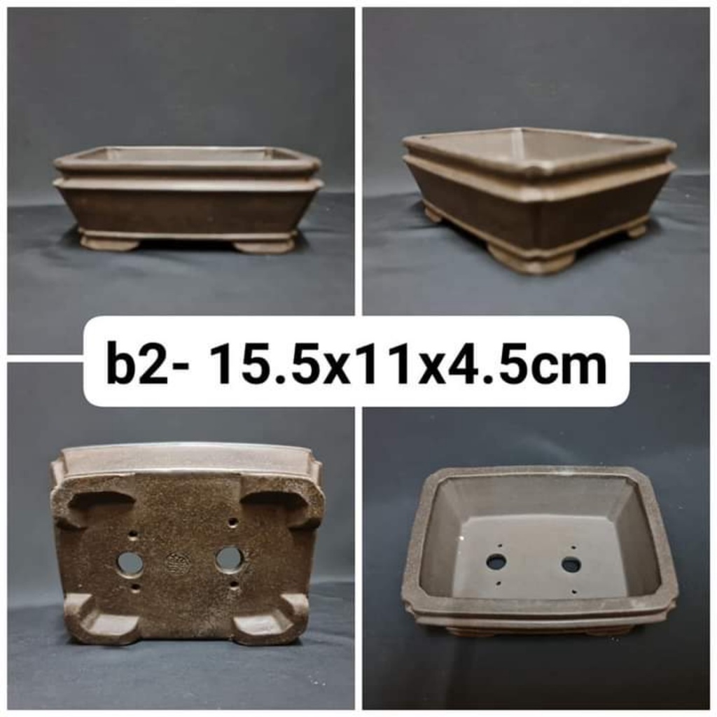 bonsai pot gaya klasik MODEL B 美丽的盆景花盆 pasu BUNGA bonsai cantik dan ...