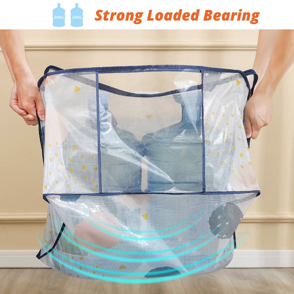 BIG BAG Clothes Storage Bag With Zipper Beg Toto Comforter Bag Blanket ...