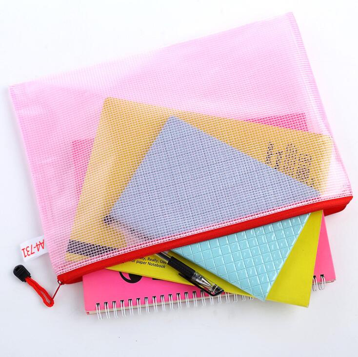 V.G Store A4/A3/B5/A5 Zipper Bag School Document Zipper File Folder Zip ...