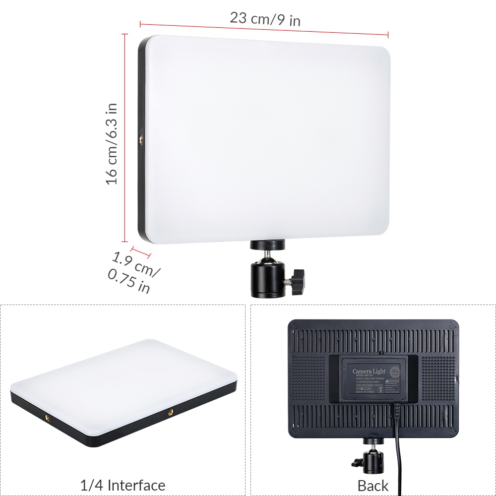 11'' Led Video Light With White and Warm Light Effect Camera Light Vlog ...