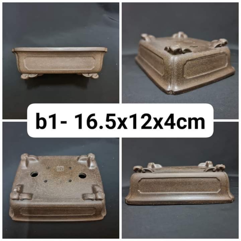 bonsai pot gaya klasik 02 美丽的盆景花盆 pasu bonsai cantik dan murah | Shopee ...