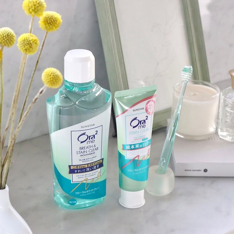 Ora2 Me Mouthwash Stain Care 460ml Bad Breath Prevention Fine Breath ...