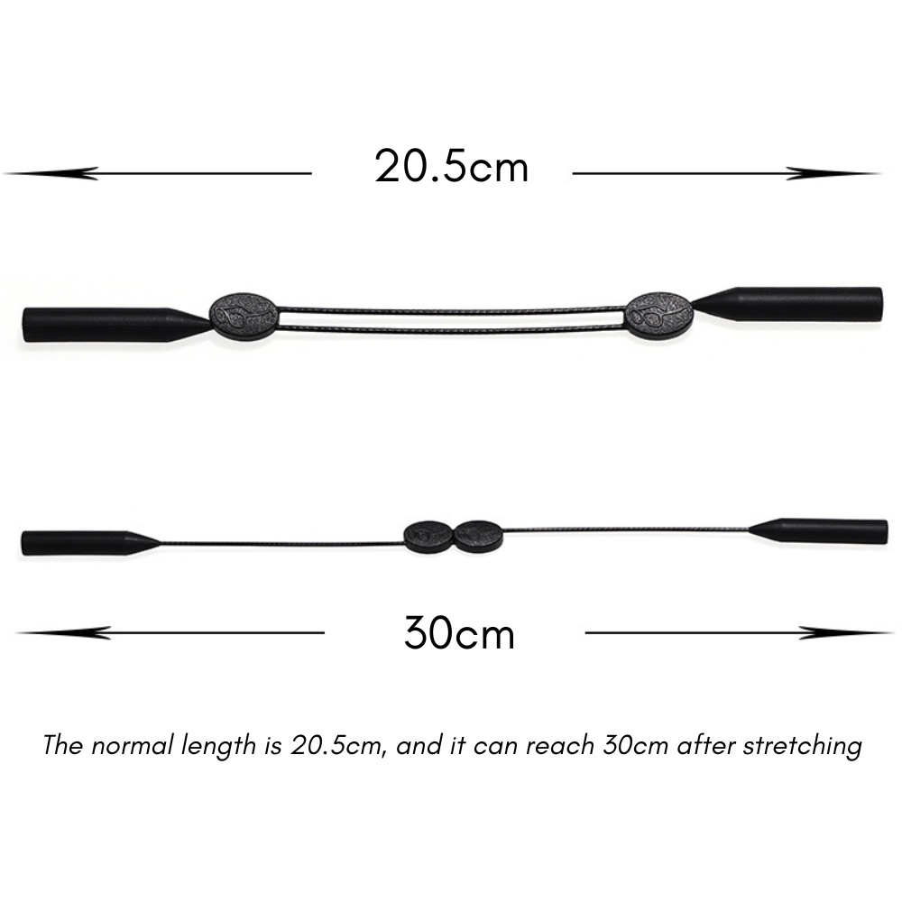 Universal Glasses Sport Band Adjustable Length Glasses Strap Glasses ...