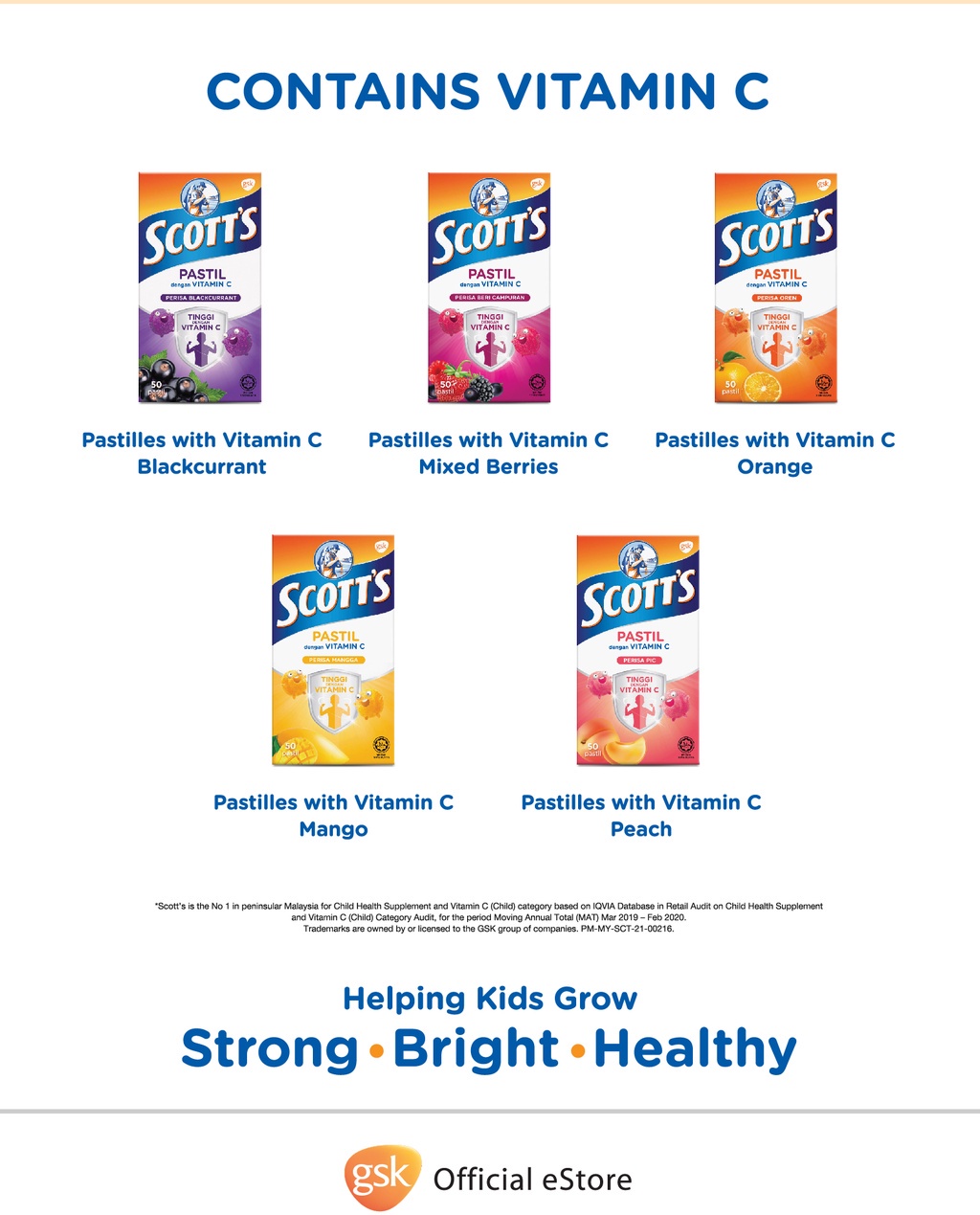 [Bundle of 2] Scott's Vitamin C Pastille Children Supplement ...