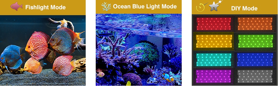 (Fast delivery)15W LED Full spectrum Nano Aquarium Light, Aquarium ...